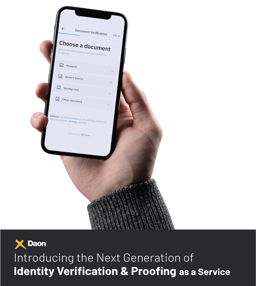 Next-Gen Identity Verification and Proofing as a Service from Daon